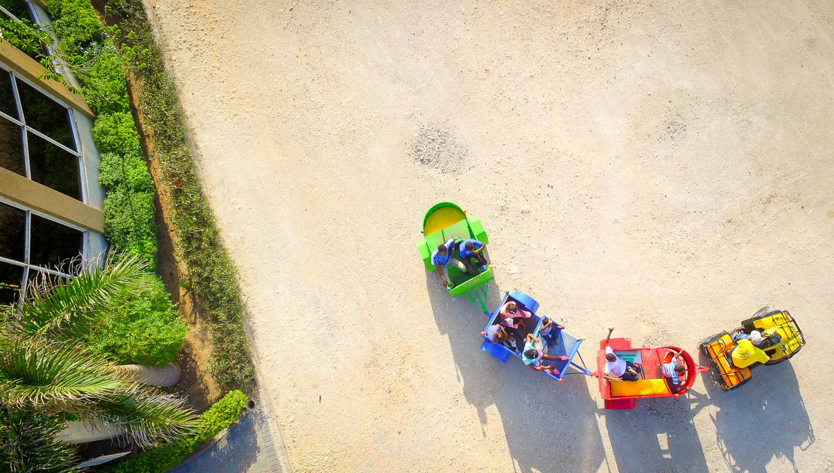 Trackless Wiley ATV Train