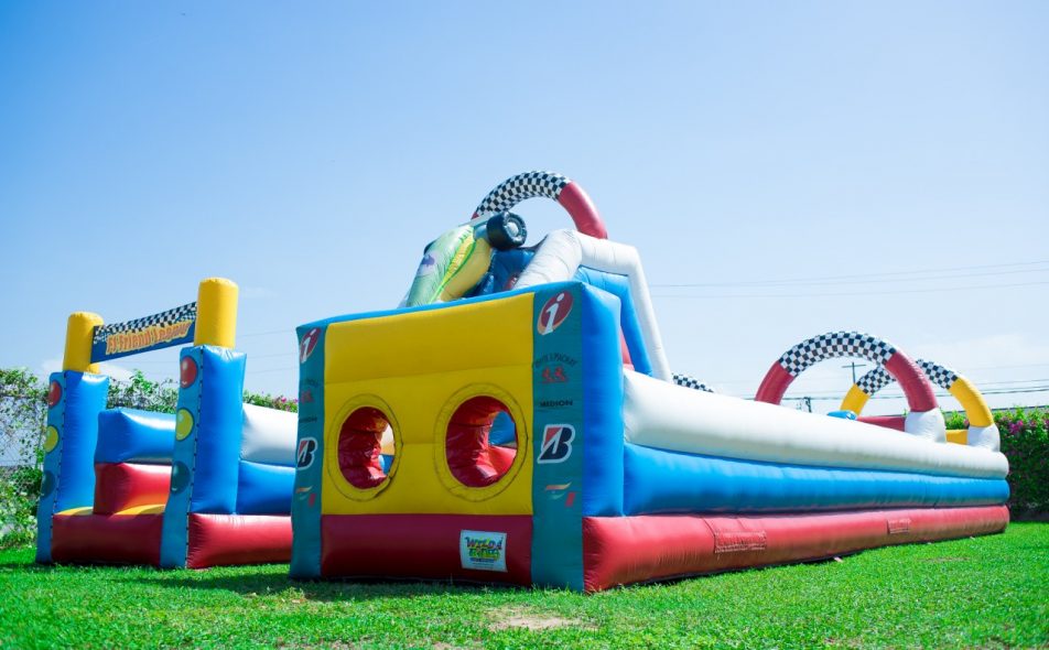 Race Car Inflatable Obstacle Course